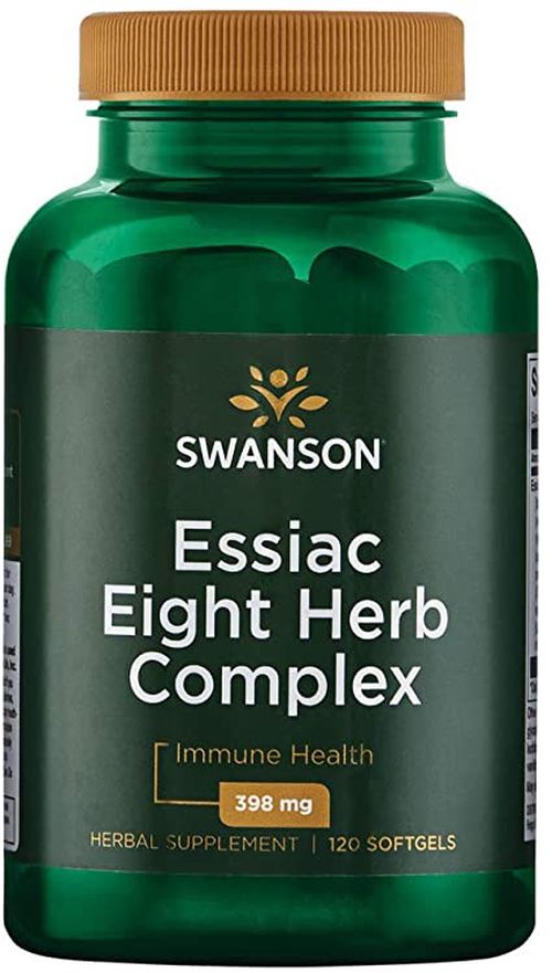 Swanson Essiac Eight Herb Complex, 398 mg, 120 softgelových kapslí - AKCE